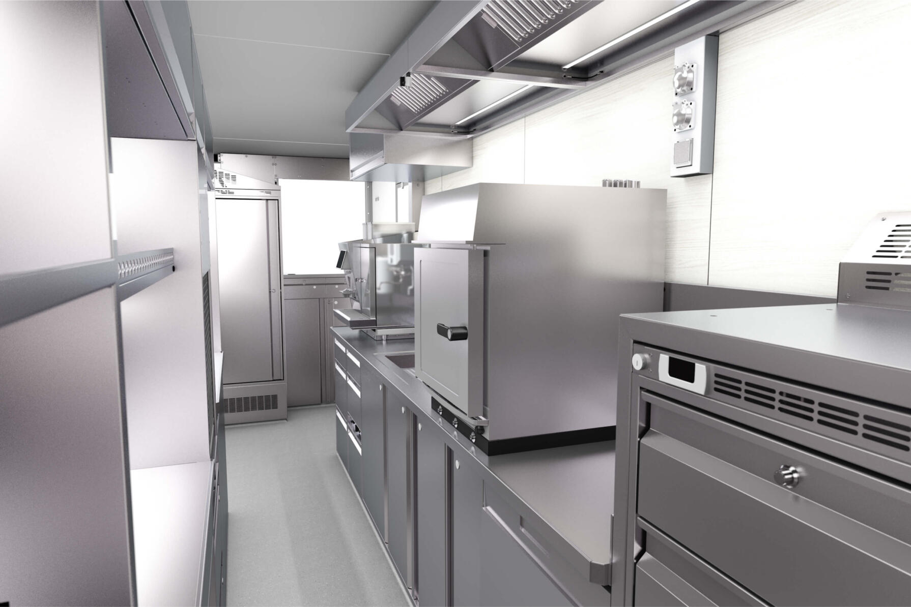 Train Kitchen - Bucher Leichtbau AG